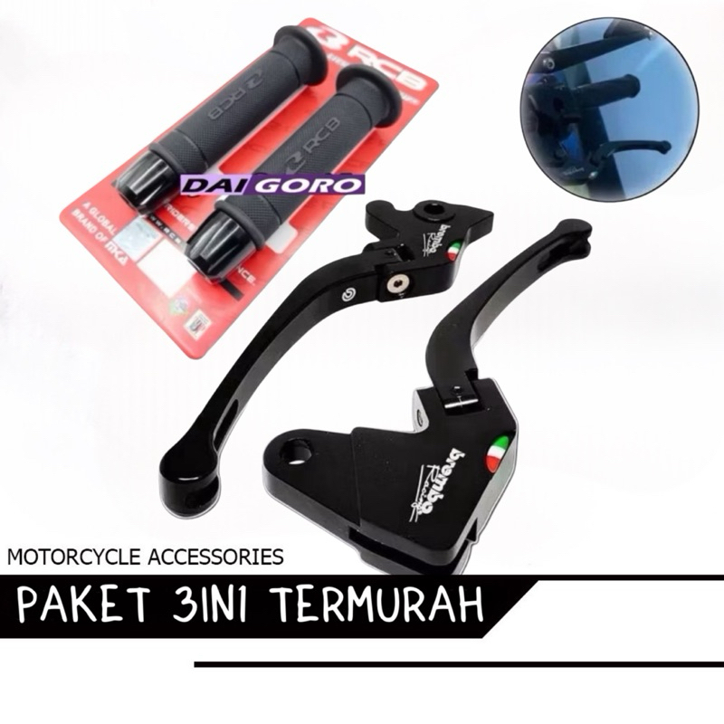Jual [ Paket Murah 3in1 ] Handle Lipat / Tekuk BRB Cnc Plus Handgrip ...