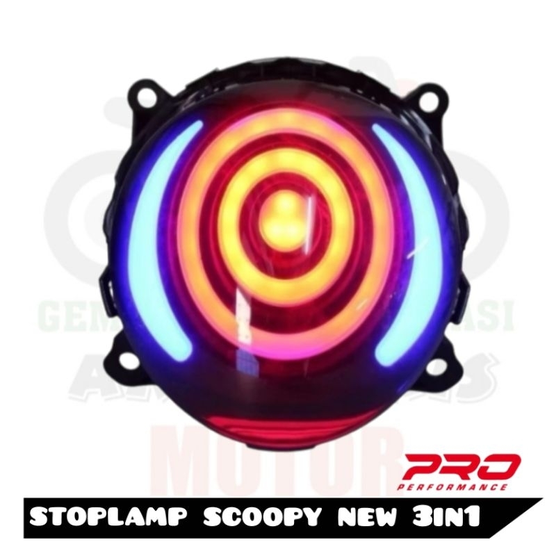 Jual STOPLAMP SCOOPY NEW LED RUNNING MODE 3IN1 TAHUN 2020 2024 T5564 ...