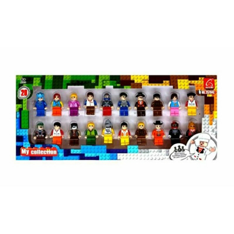 Jual 20pcs Lego Minifigure My Collection / Mainan anak / mini figure ...