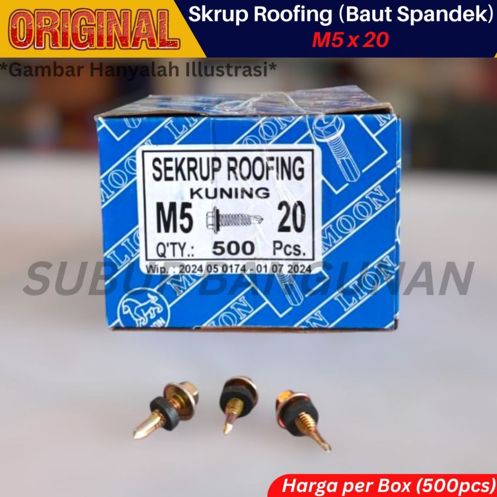 Jual Baut Roofing / Baut Spandek / Baut Drilling / Skrup Roofing ...