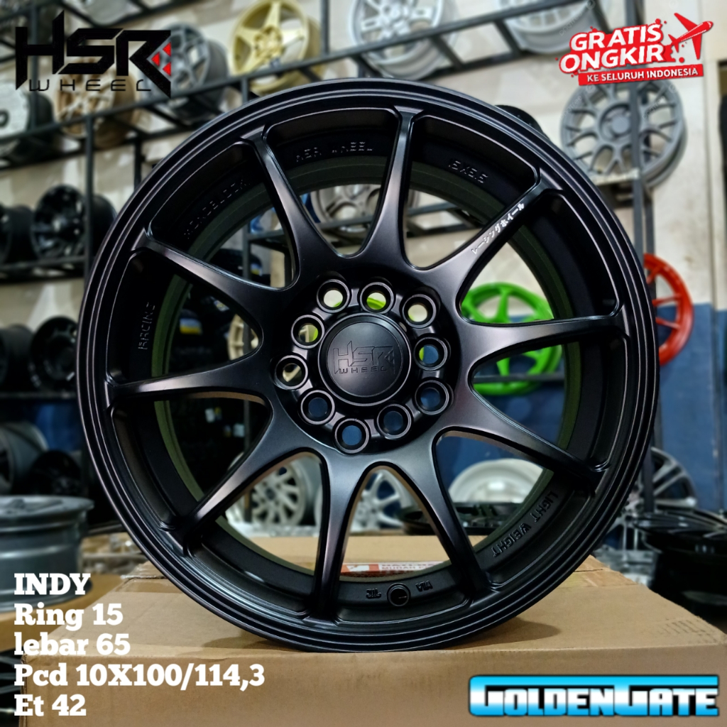 Jual Velg mobil r15 baut 5 hsr indy lebar 6,5 bisa untuk new Xenia, Ertiga, Xover dll | Shopee ...
