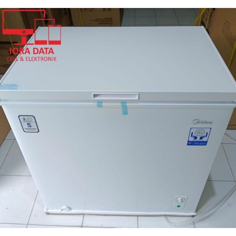 Jual Chest Freezer Box 200 Liter Midea HS-258CK Garansi Resmi 5 Tahun ...