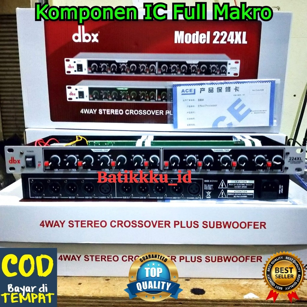 Jual Crossover dB x 224XL MAKRO 224 XL + Sub Wooree Output 4 Way Stereo IC FULL MAKRO | Shopee ...