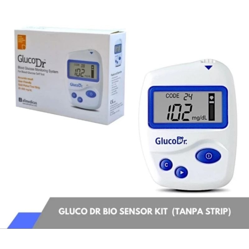 Jual Alat Cek Gula Darah Bio Sensor - GlucoDr | Shopee Indonesia