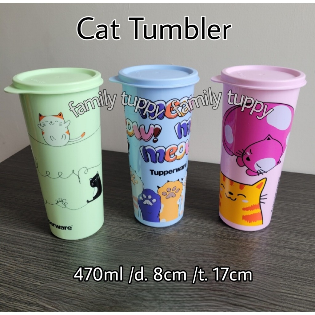 Jual Tupperware Ori Cat Tumbler 470ml | Shopee Indonesia