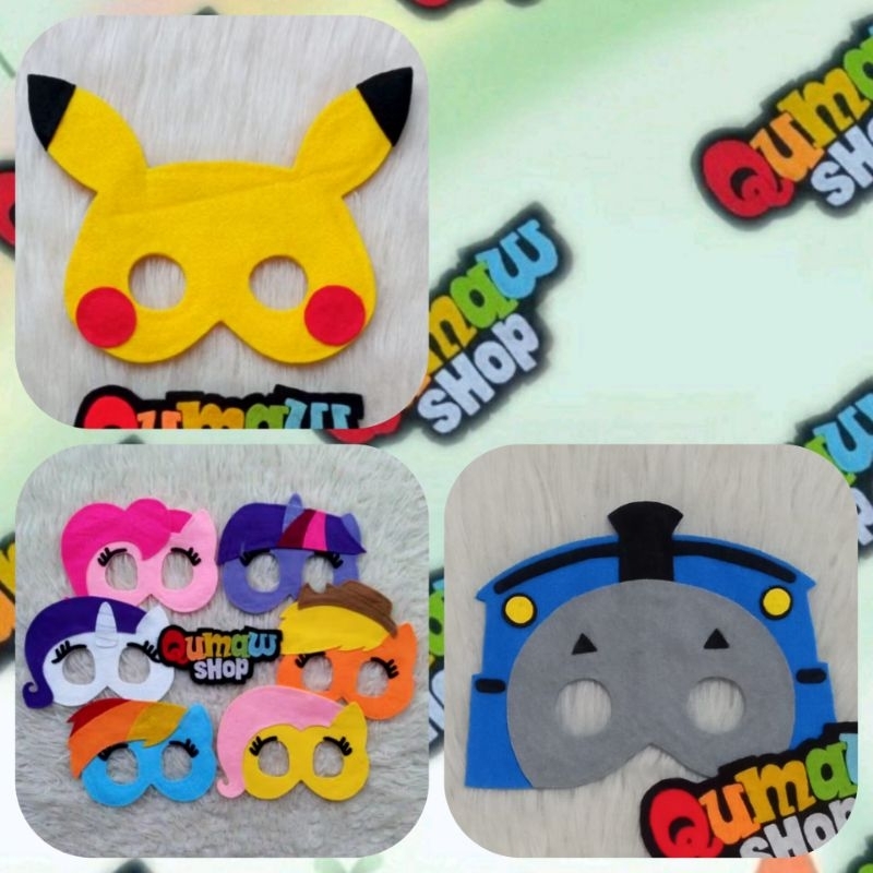 Jual Topeng pikachu, Thomas, my little pony | Shopee Indonesia