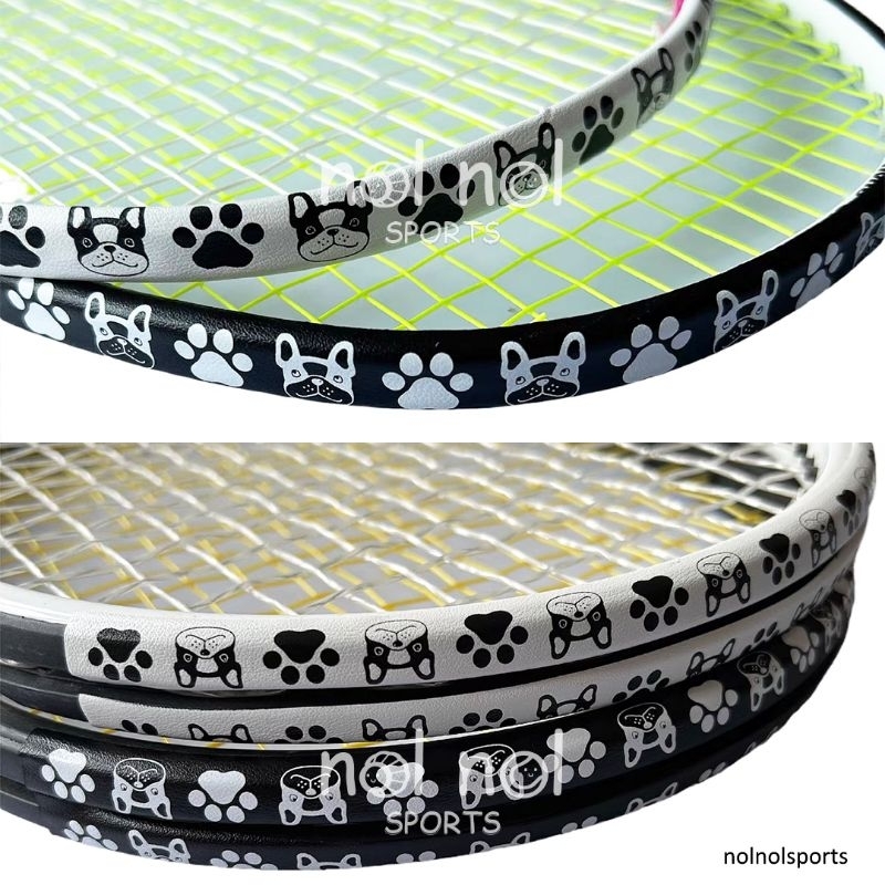 Jual NNS edge guard racket badminton tenis dog anjing lucu stiker ...