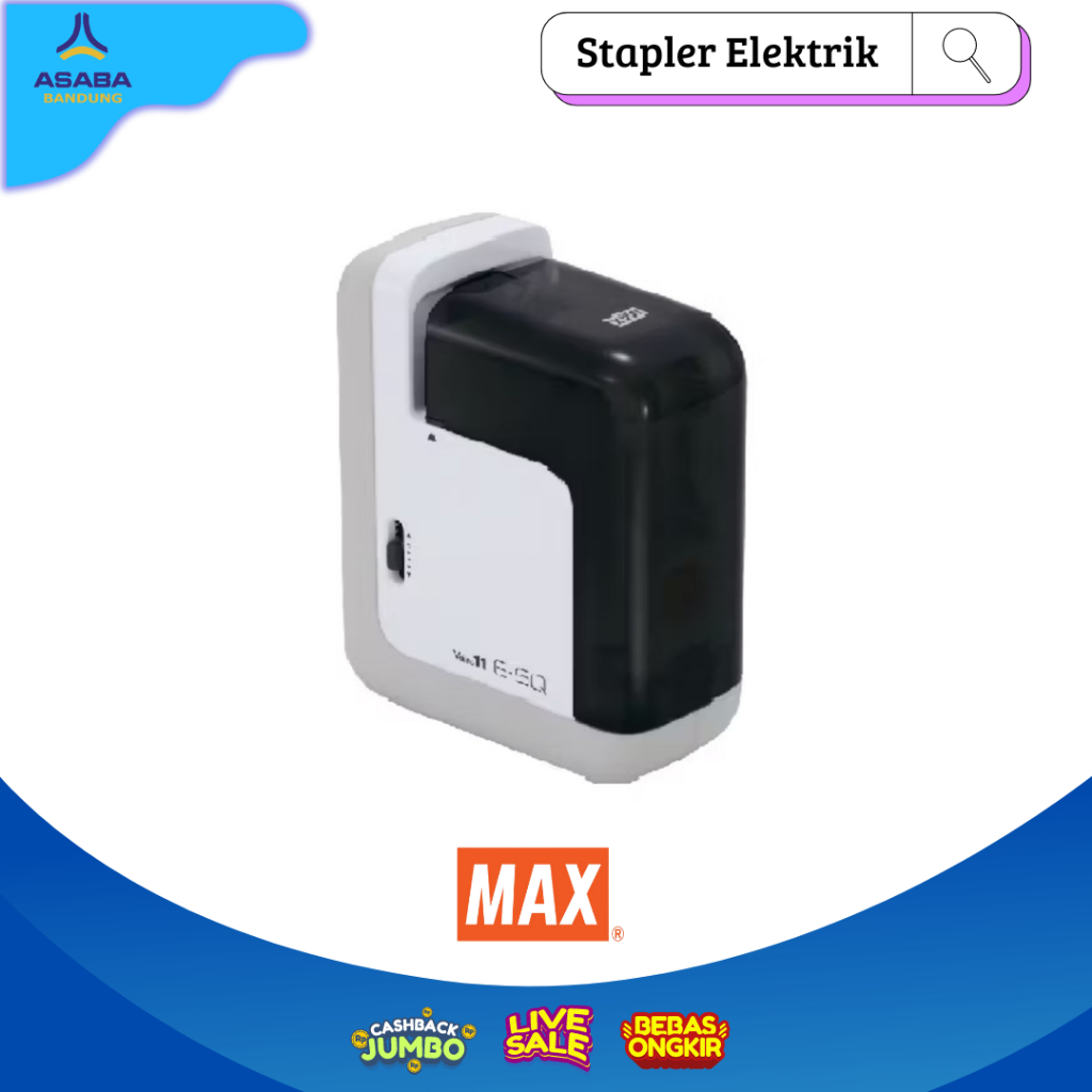 Jual Asaba Bandung - Max Stapler Elektrik Portable BH-11F Staples ...