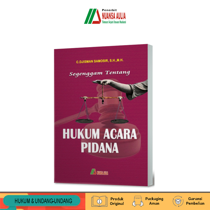 Jual Segenggam Tentang Hukum Acara Pidana (C.Djisman Samosir SH.,MH ...