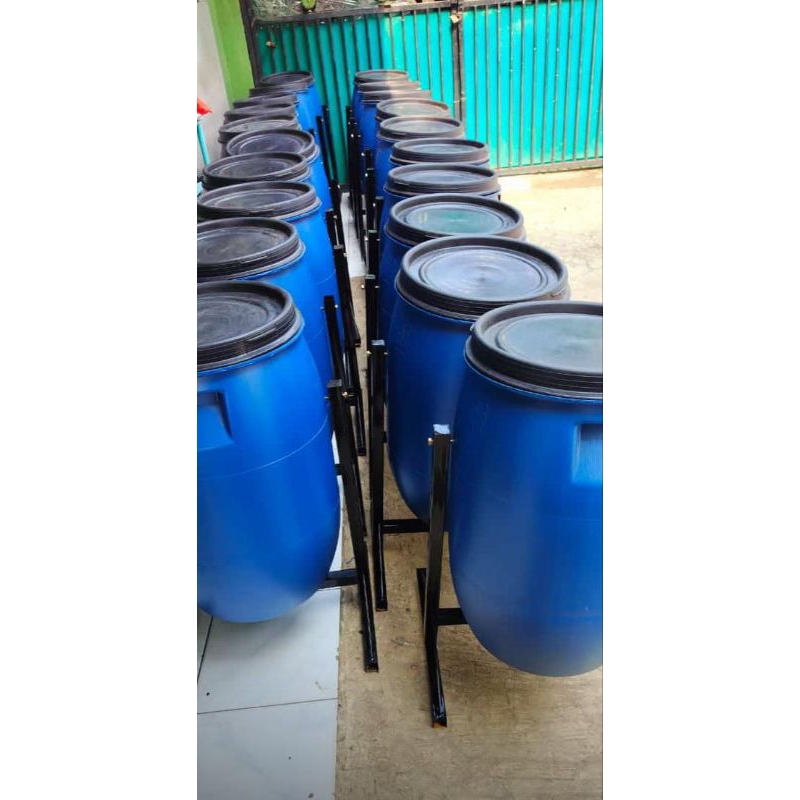 Jual tong sampah 60 liter/ tong sampah tiang gantung kapasitas 60 liter ...