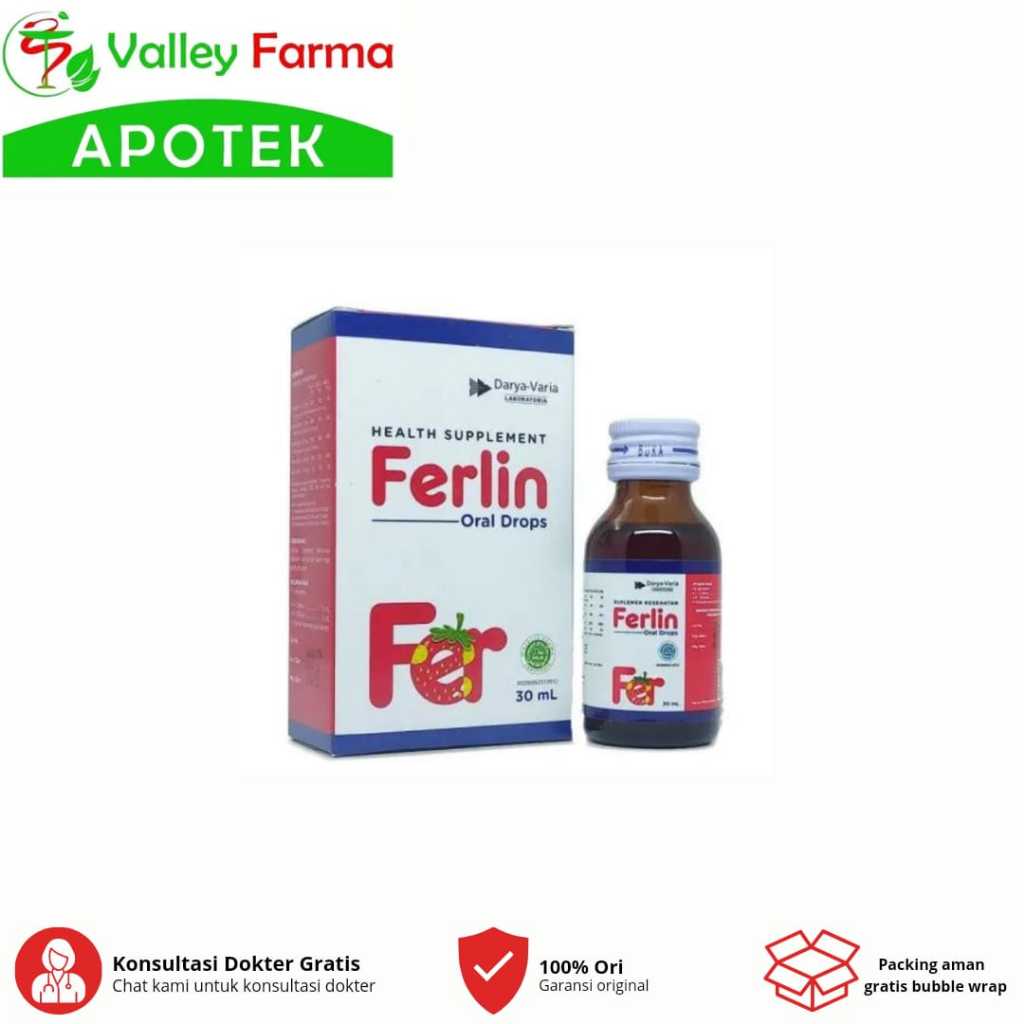 Jual Ferlin Drops 30 mL - Suplemen Kesehatan Anak | Shopee Indonesia