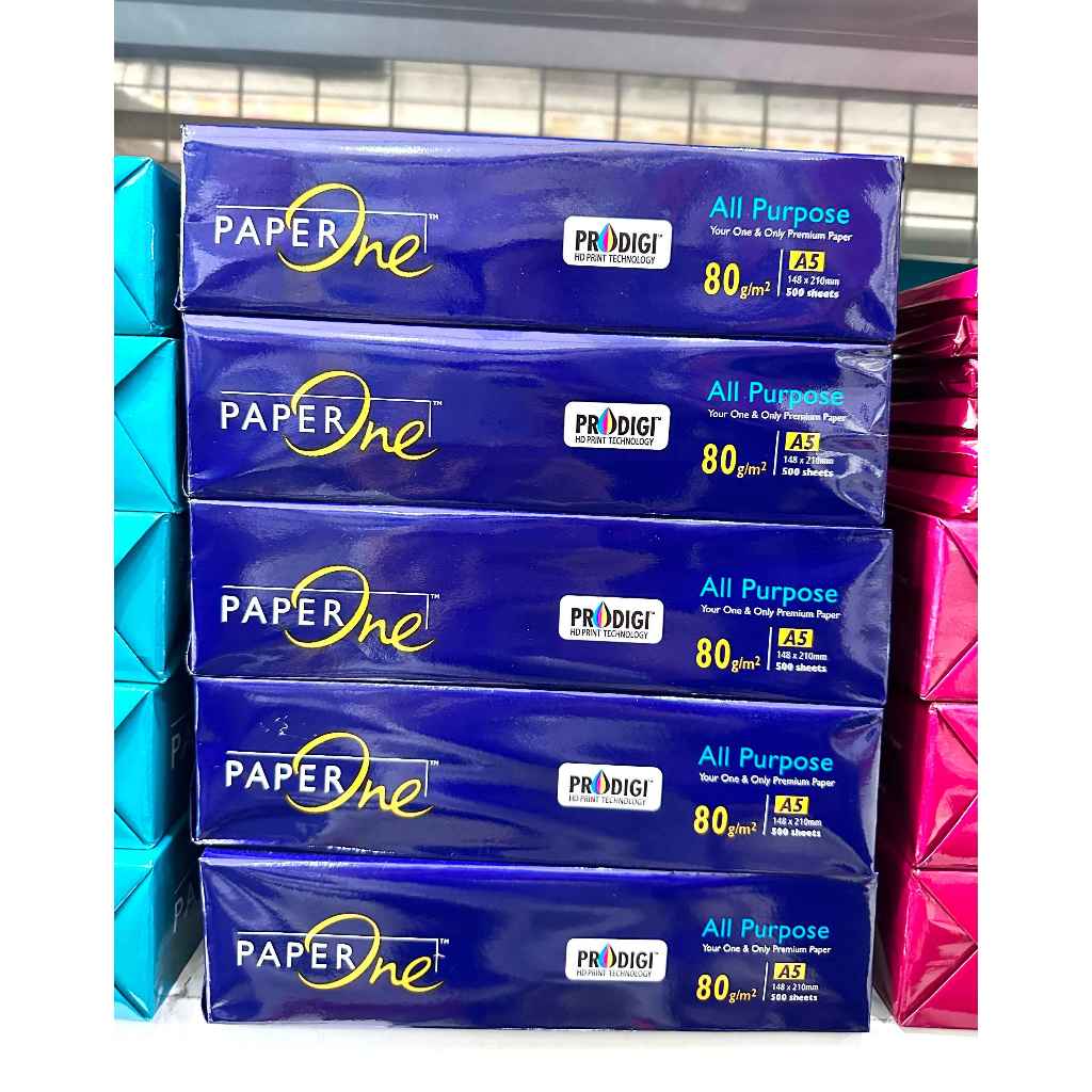 Jual (RIM)Kertas Paper One A5 80 gram / Kertas Fotokopi / Kertas Print ...