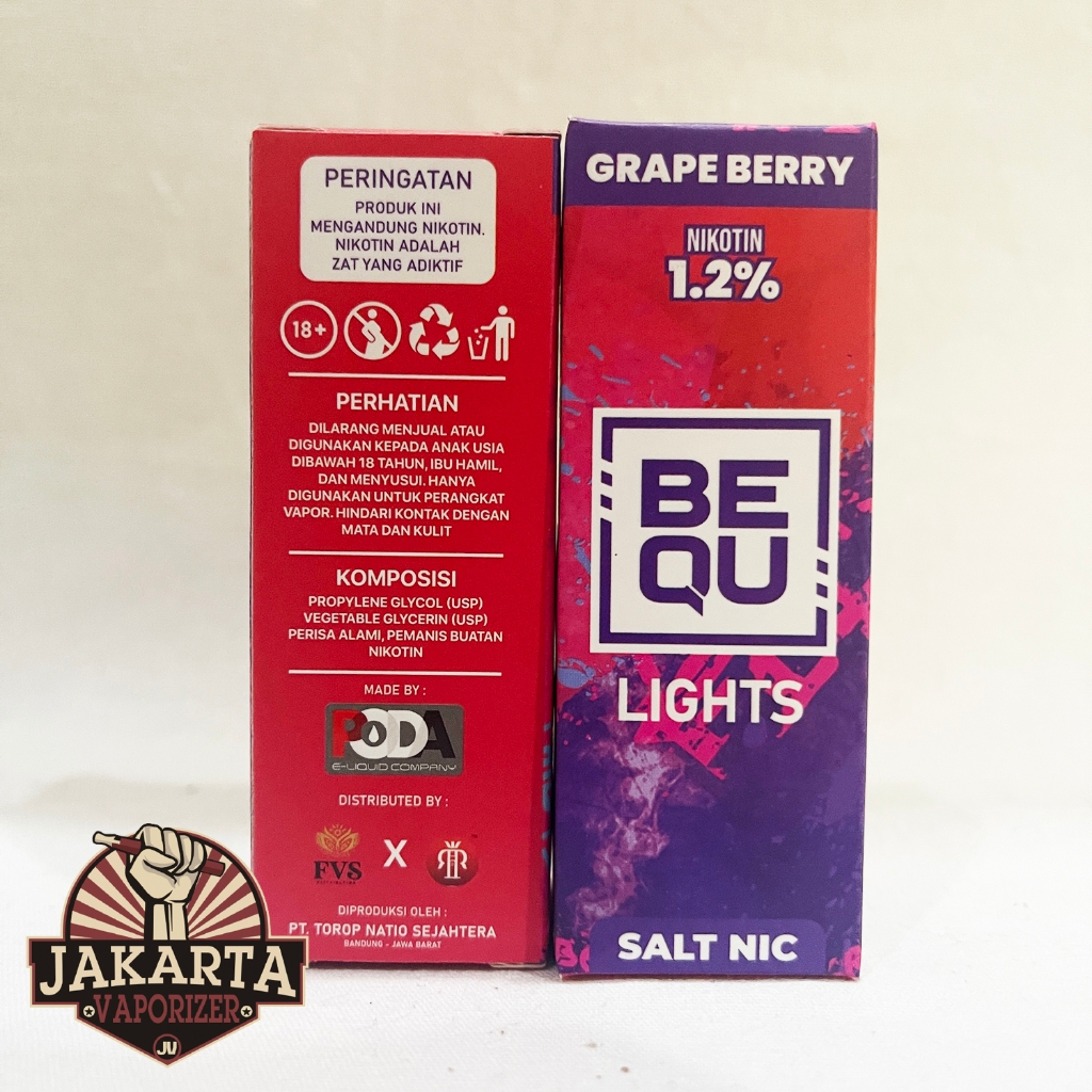 Jual [SALT] BEQU LIGHTS V3 GRAPEBERRY GRAPE BERRY SALTNIC 30ML 12MG BY ...