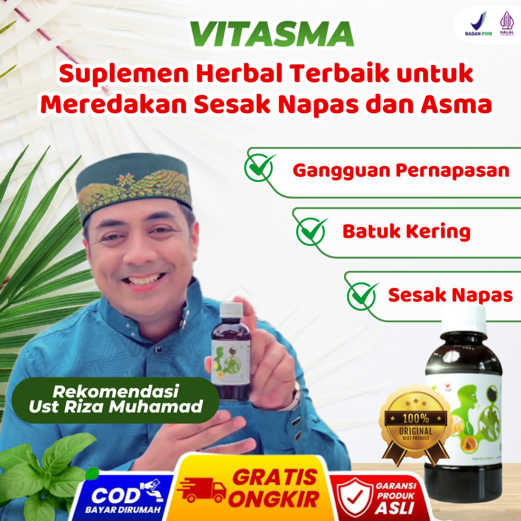 Jual DIJAMIN ORI Vitasma Obat Herbal Original Pernafasan Obat Herbal ...