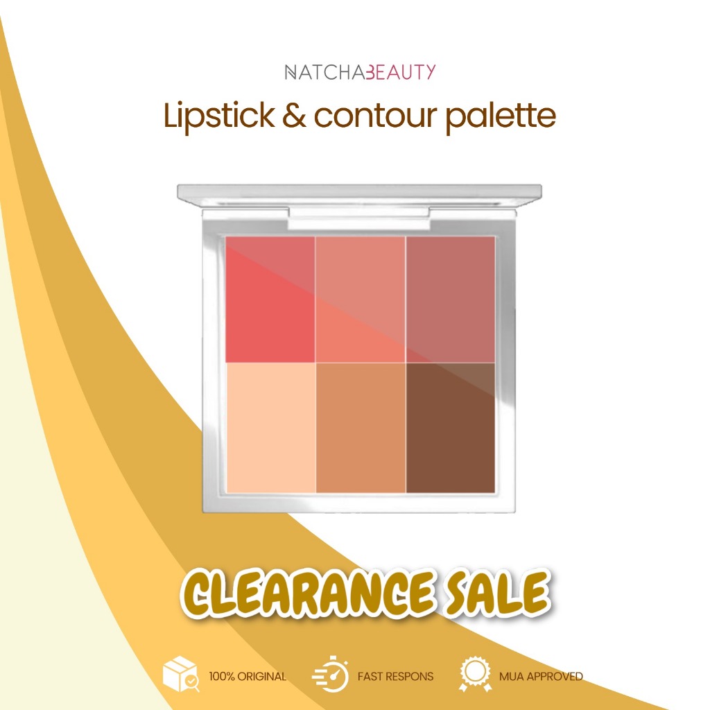 Jual NATCHABEAUTY LIPSTICK AND COUNTURE PALLETE | Shopee Indonesia