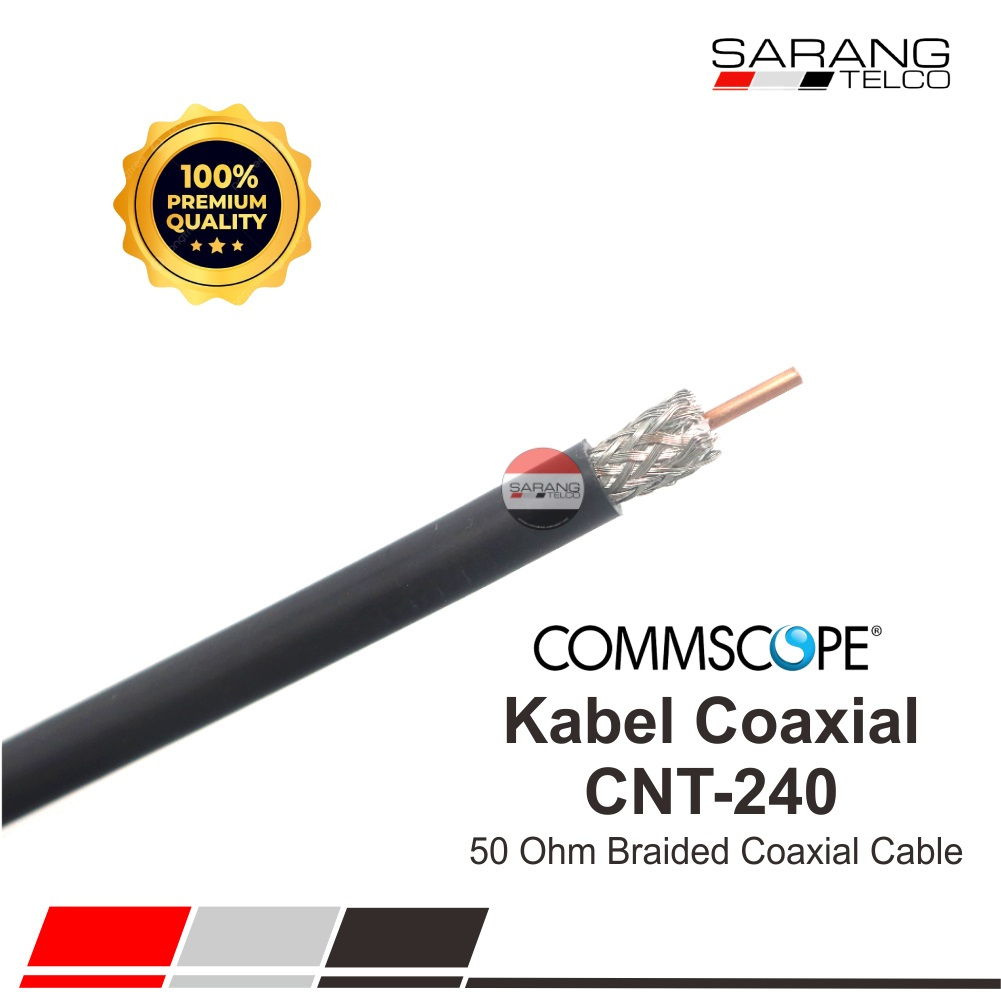 Jual Kabel Coaxial Wireless CommScope CNT240 600M CNT 50 Ohm Braided ...