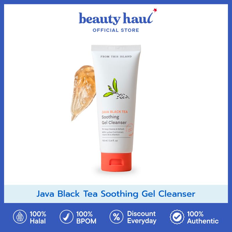 Jual FROM THIS ISLAND Java Black Tea Soothing Gel Cleanser | Shopee ...