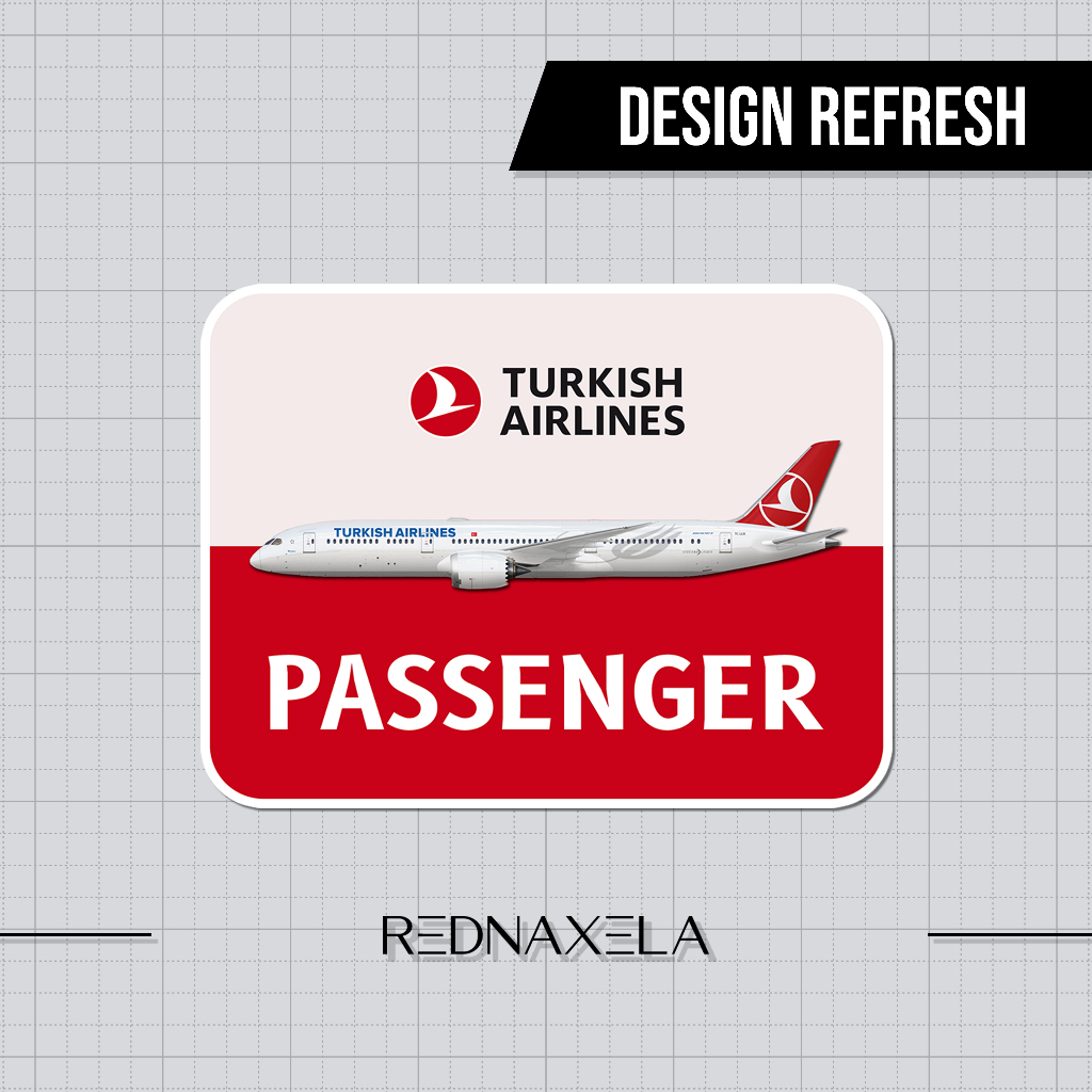 Jual Stiker Vinyl Turkish Airlines Card Model Passenger Sign Sticker ...