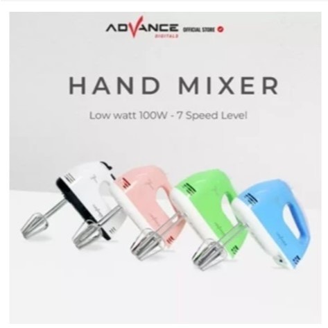 Jual Hand Mixer Advance MX-133/Mixer Tangan Mini 7 Speed/Alat Pengaduk ...