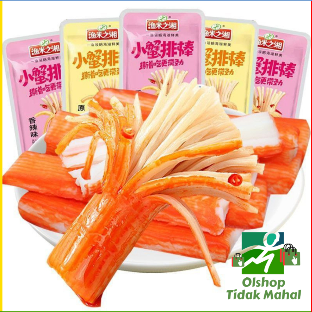 Jual [HALAL] Crab Stick Snack / Cemilan Daging Kepiting Siap Saji ...