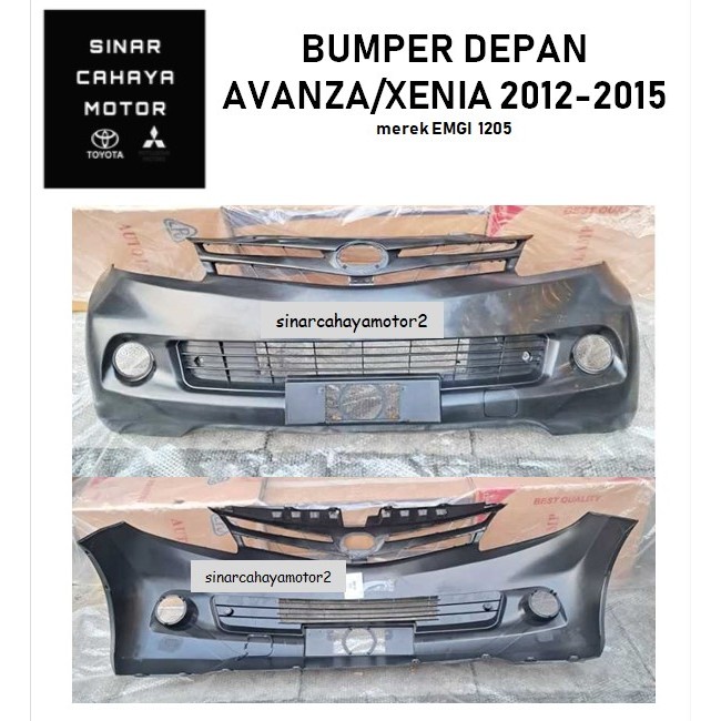 Jual bumper bemper BARU depan avanza xenia 2012 2013 2014 2015 *1205 ...