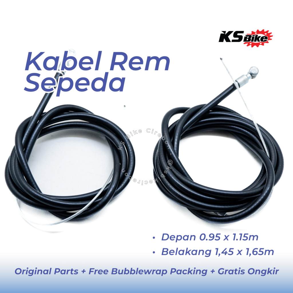 Jual Kabel Rem Sepeda Depan & Belakang Taiwan Universal 0.95m 1.4m 1 ...