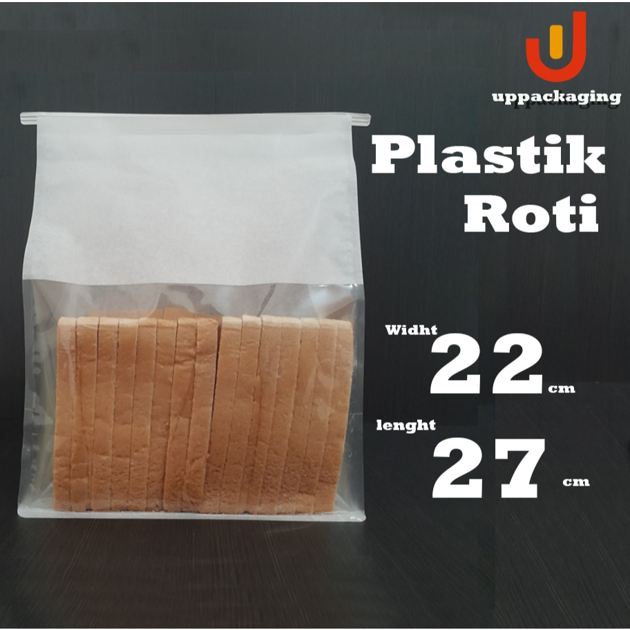 Jual Kantong Roti 22x27 Kemasan Kertas dengan Kawat Transparan Paper ...