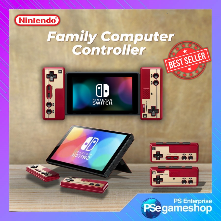 Jual Family Computer Controller for Nintendo Switch Oled / V1 / V2 ...