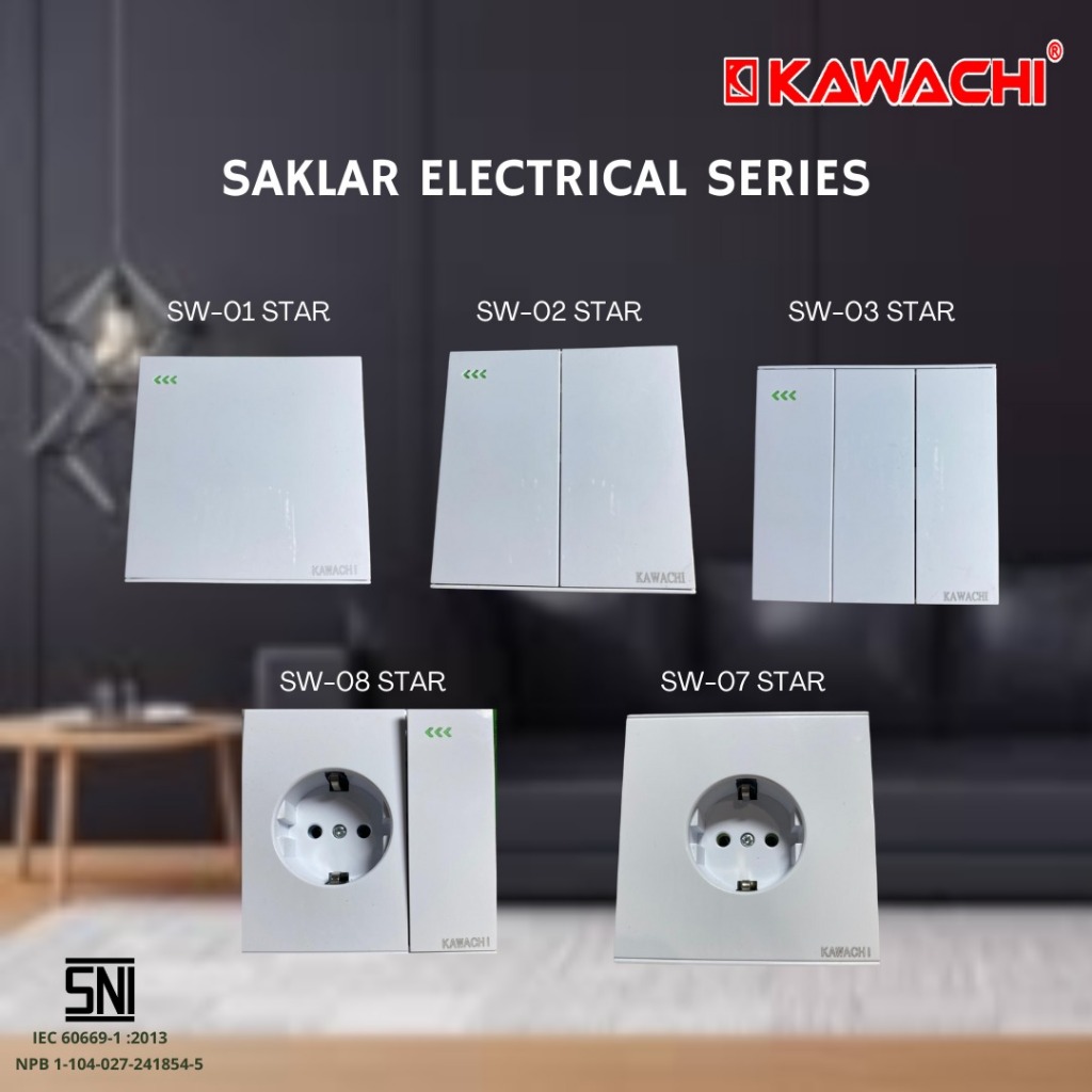 Jual Soket Sakelar Dinding / Saklar Tunggal / Saklar Ganda / Saklar ...