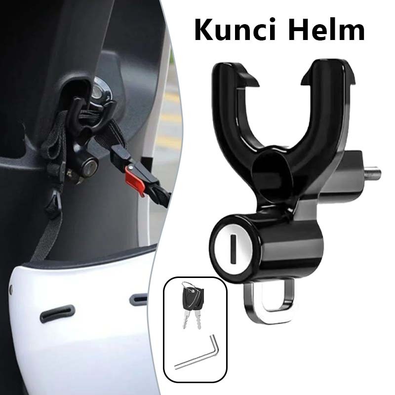Jual Gembok Stang Motor Anti Maling/Kunci Pengaman Helm Anti Maling ...