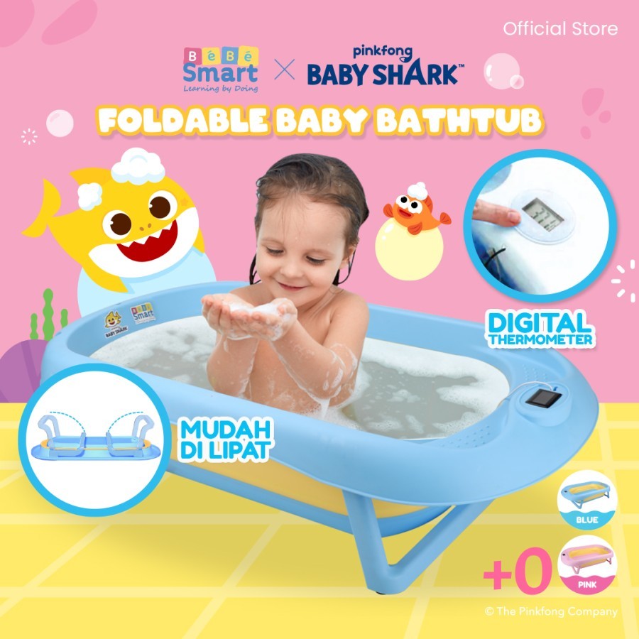 Jual Bebe Smart Baby Shark Baby Bather / Bak Mandi Bayi / Bak Mandi ...