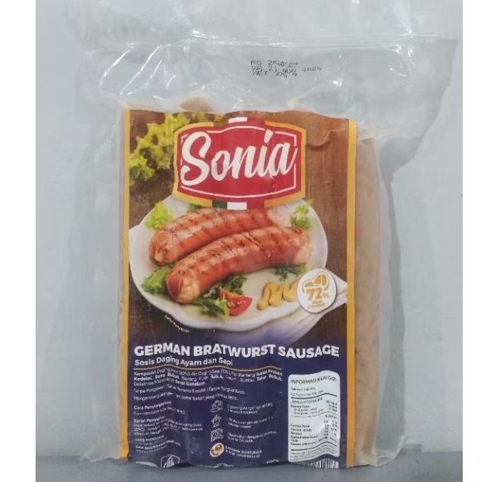 Jual Sonia Germant Bratwurst Sausage / Sosis Bratwurst khas Jerman ...