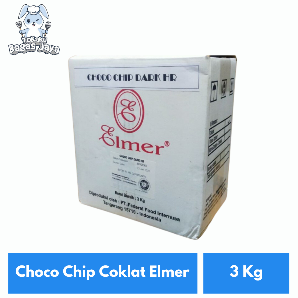 Jual Choco Chip Coklat Elmer 3 Kg | Shopee Indonesia