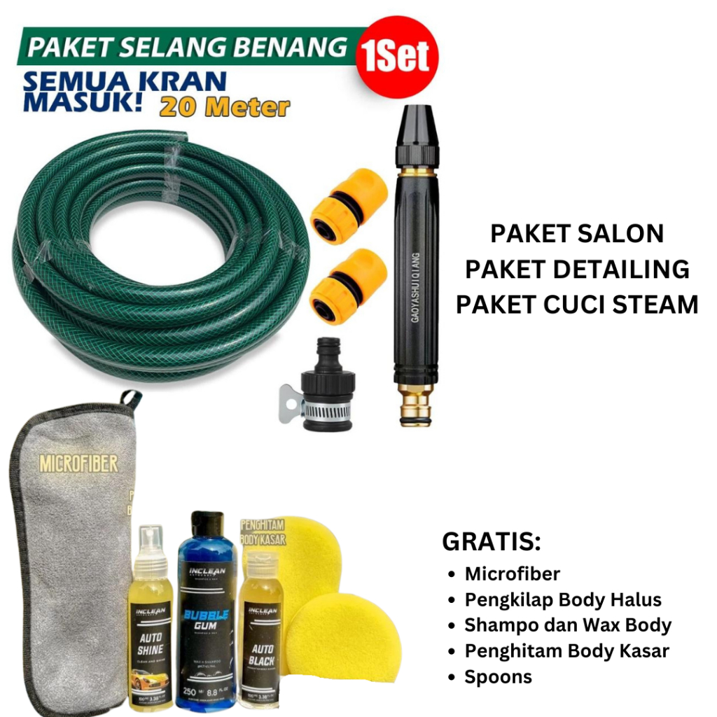 Jual Paket Cuci Steam Paket Detail dan Paket Salon Mobil dan Motor ...