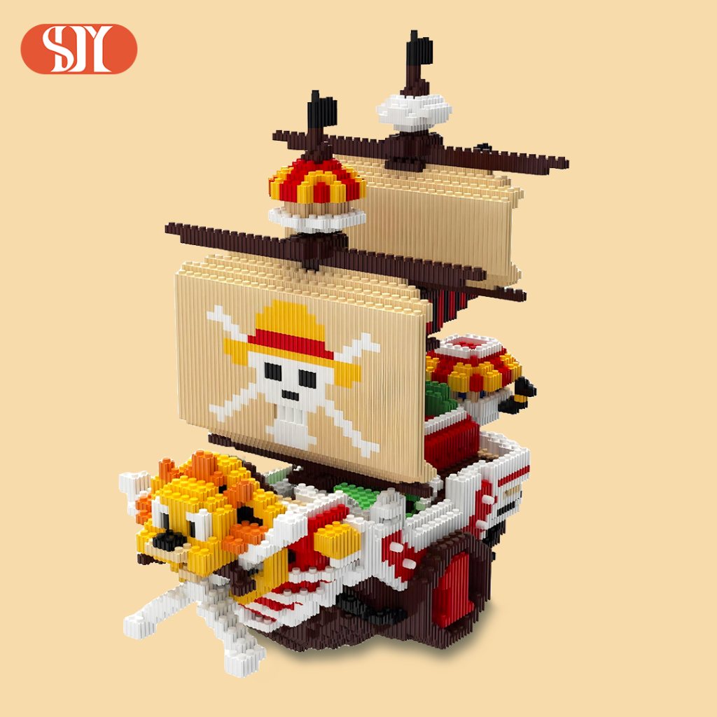 Jual Nano Block Bricks Kapal Thousand Sunny Luffy One Piece Karakter ...
