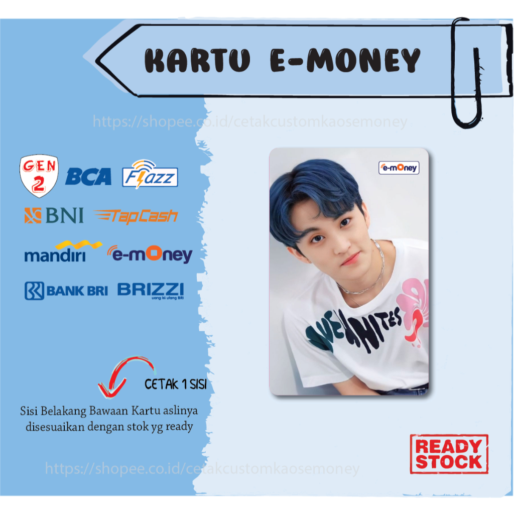 Jual KARTU EMONEY ETOLL GAMBAR KPOP MARK LEE MEMBERS NCT DREAM E MONEY ...