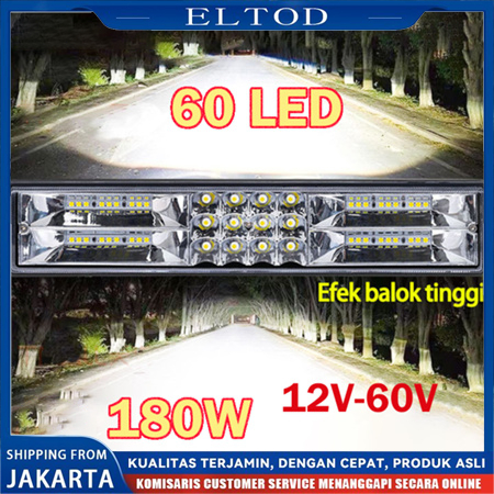 Jual Lampu Sorot/60LED 120W 12V-60V SLRG LED Light/Light Bar Spot ...