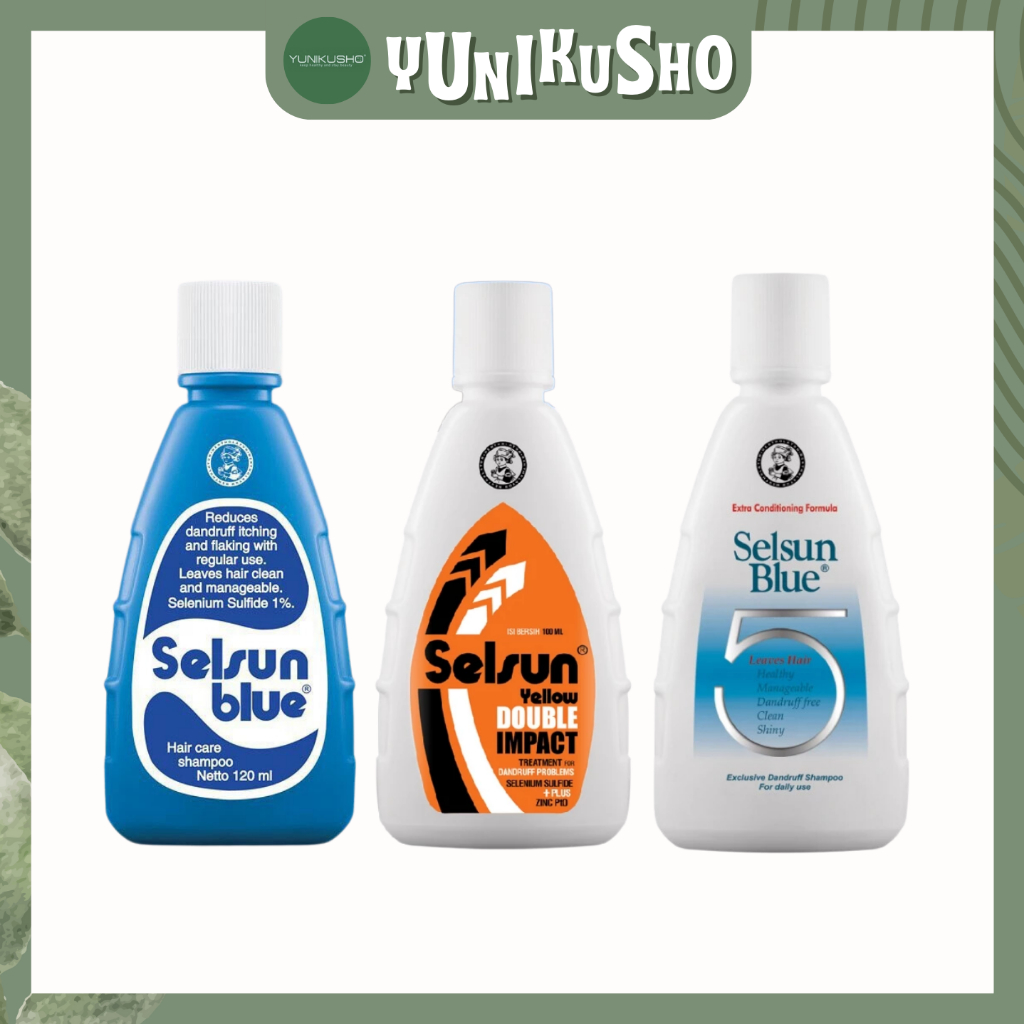 Jual SELSUN Shampo Hair Care 120 ml Yellow Double / Selsun Blue ...
