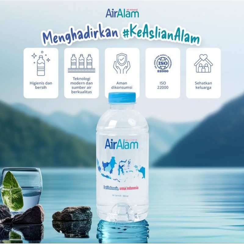 Jual Air Alam mineral water @ 330 ml (Minimal Pembelian 5 Botol ...