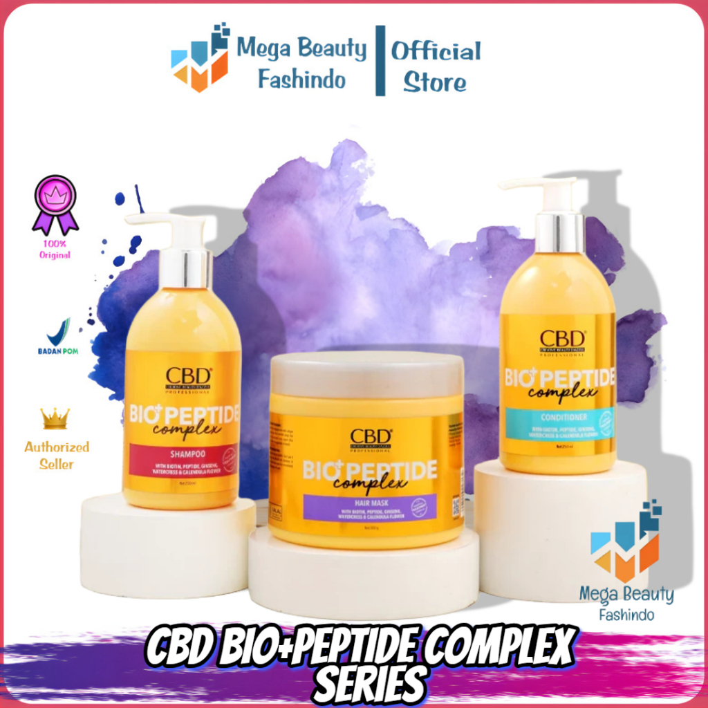 Jual CBD BIO+PEPTIDE COMPLEX Series Shampoo | Conditioner | Hair Mask ...