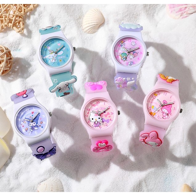 Jual JAM TANGAN ANAK/JAM TANGAN LUCU MOTIF SANRIO 3D/JAM TANGAN KUROMI ...