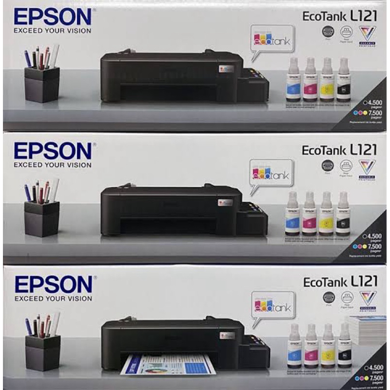 Jual Printer Epson L121 Murah EcoTank A4 Print Only Original Ink | Shopee Indonesia