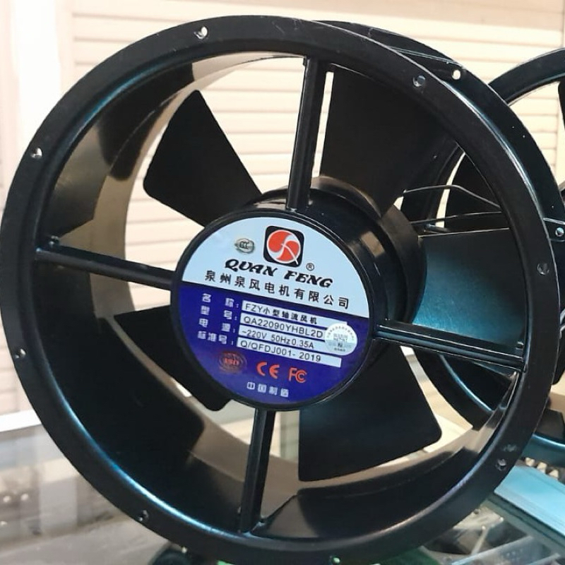 Jual ac cooling bulat 9"inch QUAN FENG QA22090YHBL2D 220v 1phase 0,35A ...