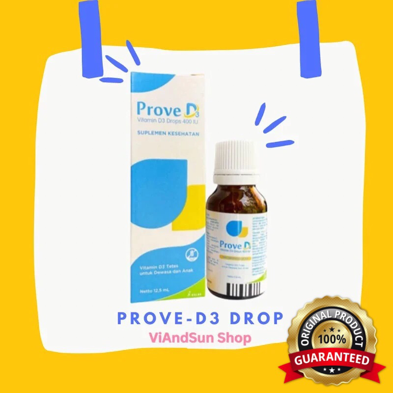 Jual Prove D3 Drop - Kalbe - Vitamin Anak dan Dewasa | Shopee Indonesia