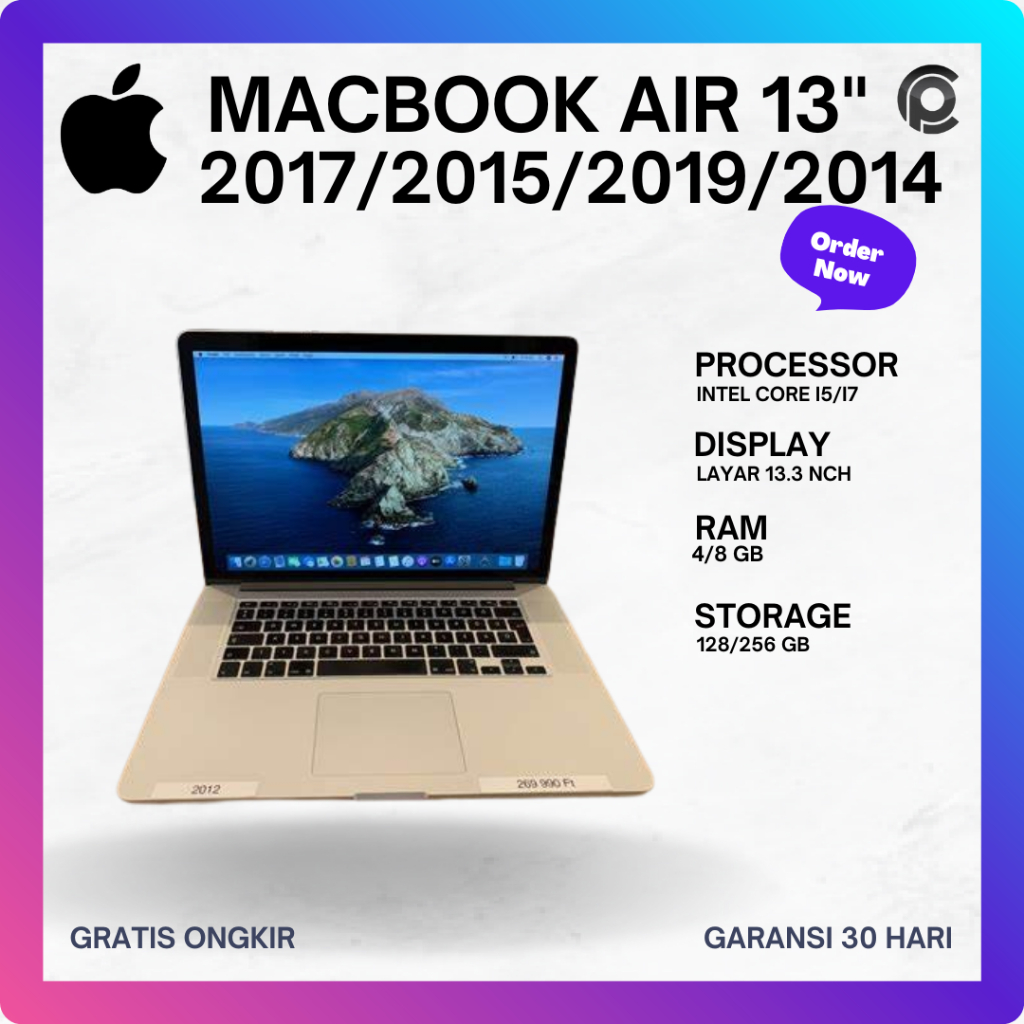 Jual Macbook Air 13" 2014 2015 2017 2019 Second Terawat Bergaransi Dan Termurah | Shopee Indonesia