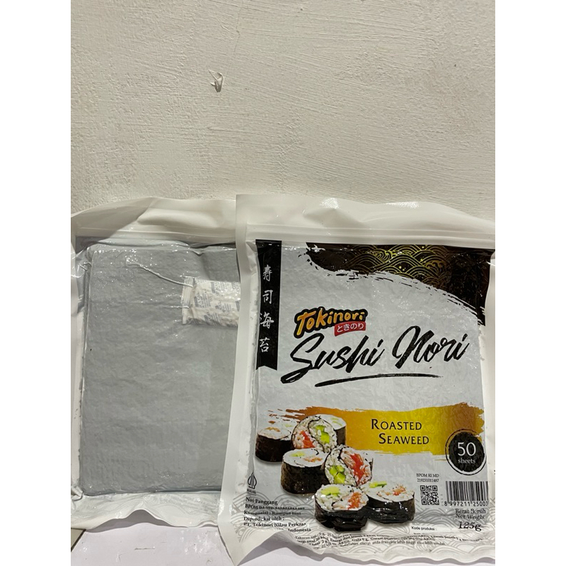 Jual TOKINORI SUSHI 50 SHEET / NORI SUSHI / NORI GIMBAB / YAKI NORI ...