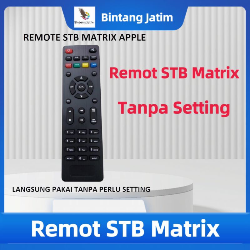 Jual Remot STB Matrix / Remot Set Top Box Matrix/ Remote STB Matrix ...