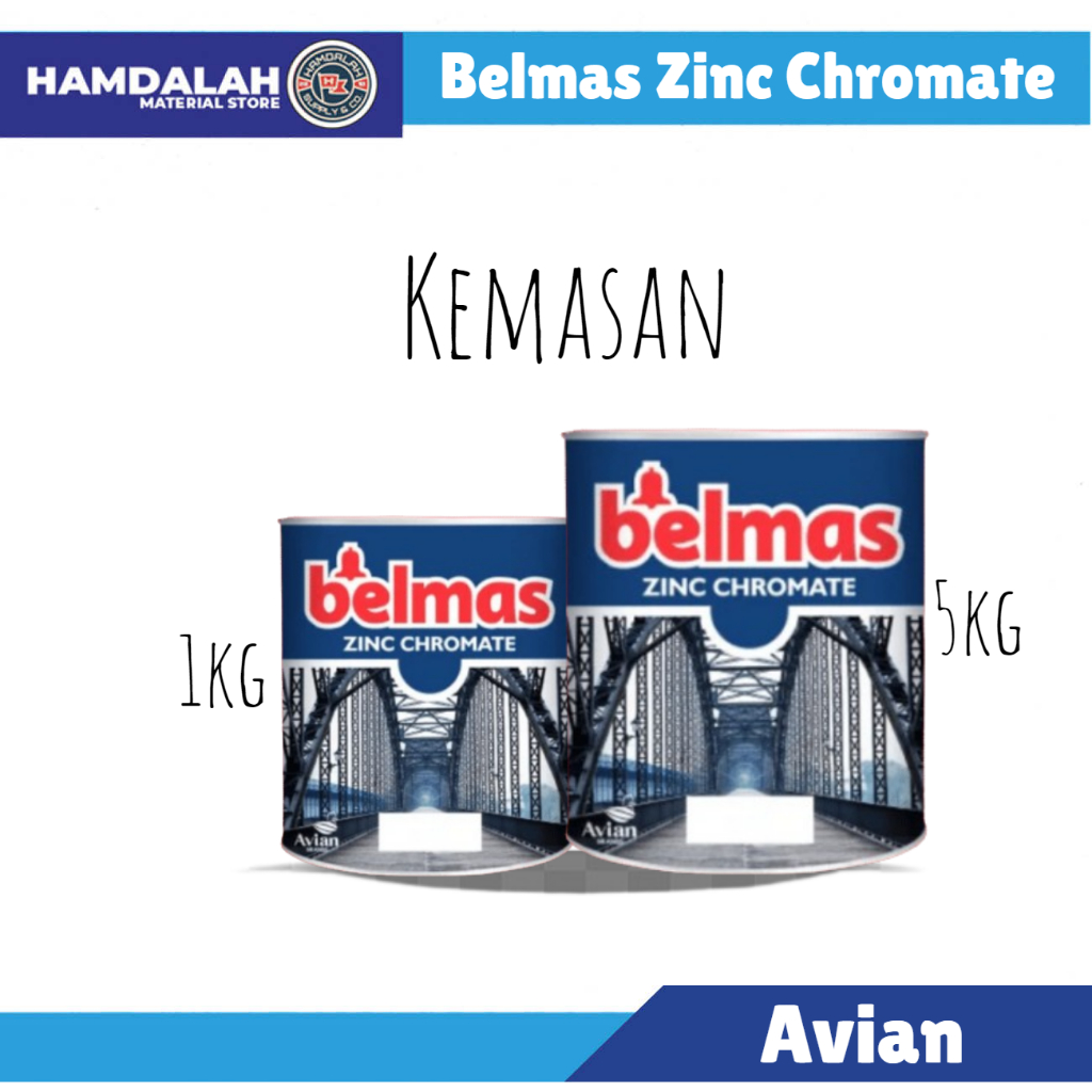 Jual Cat Avian Belmas Zinc Chromate | Shopee Indonesia
