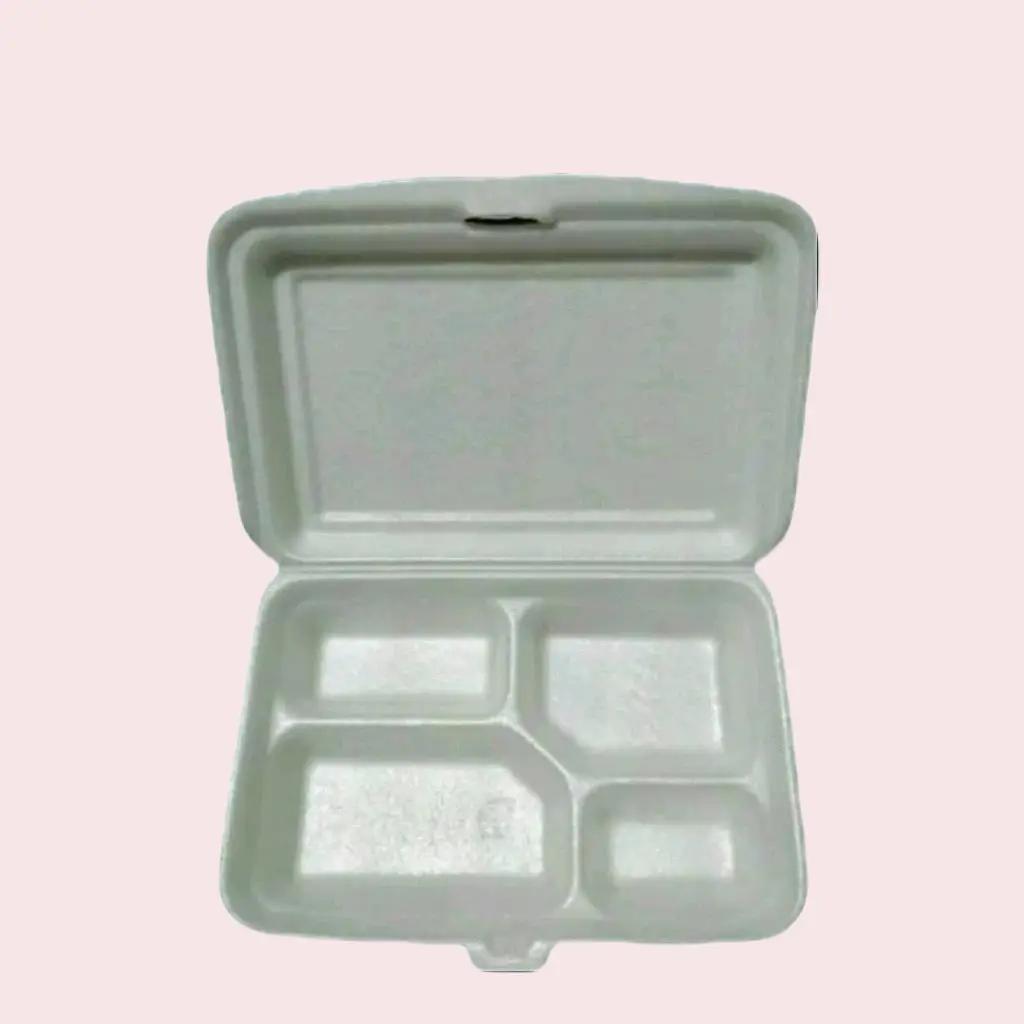 Jual styrofoam jumbo 4 sekat, bento, merek KCS isi 100 biji | Shopee ...