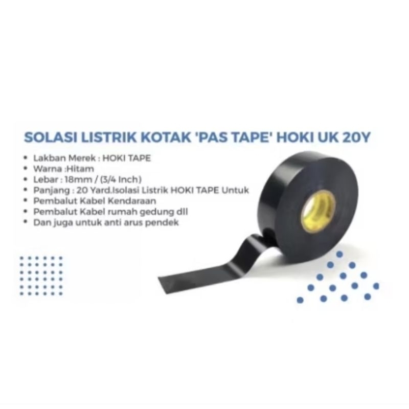 Jual Isolasi Listrik Selotip Hitam Tebal Panjang | Shopee Indonesia